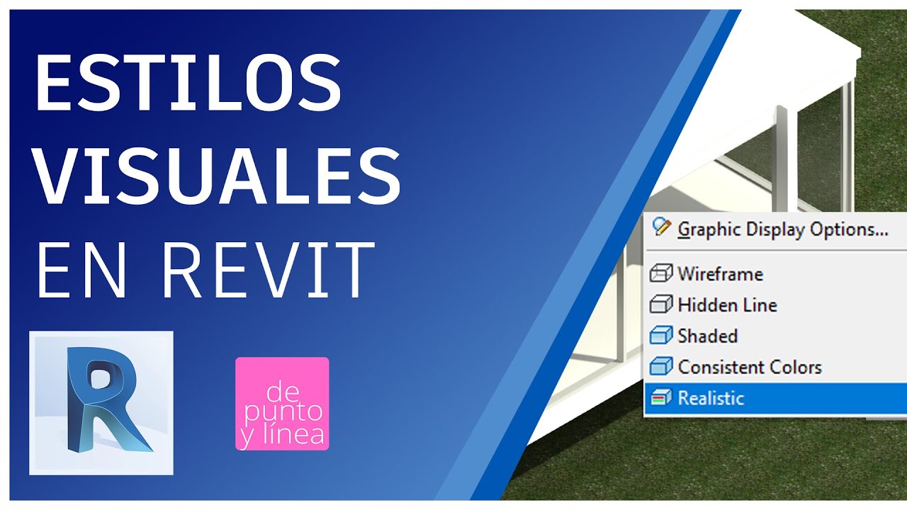 Cómo ver en color mi modelo en Revit - Estilos visuales - YouTube