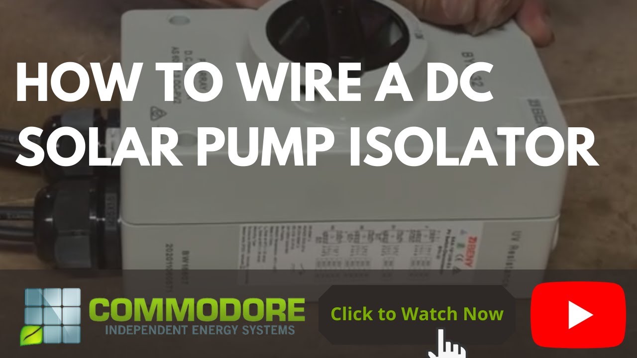 How To Wire a DC Pump Isolator - YouTube