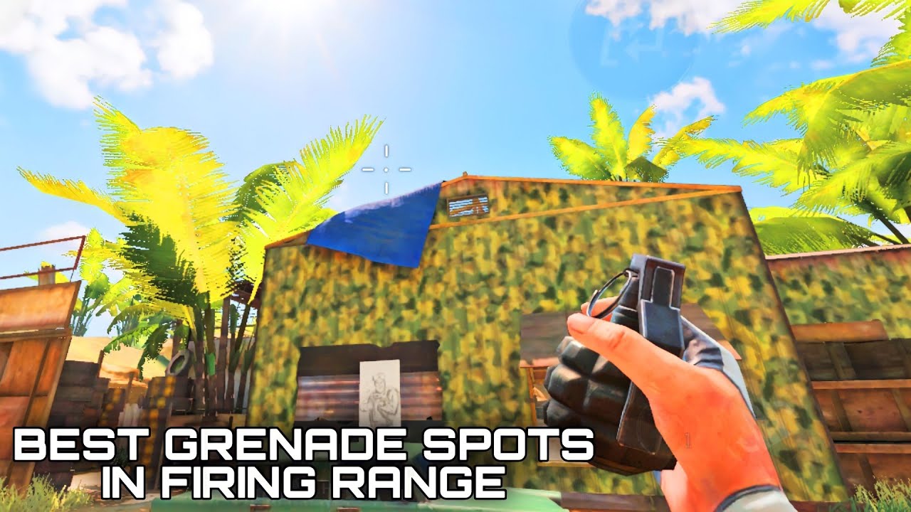 Best Grenade Spots in FIRING RANGE COD Mobile - YouTube