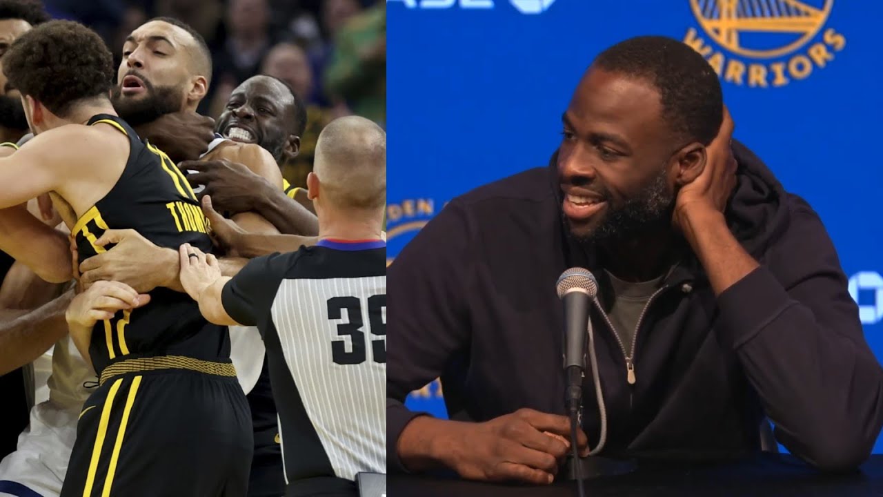 Draymond Green says he doesn't regret choking Rudy Gobert - YouTube