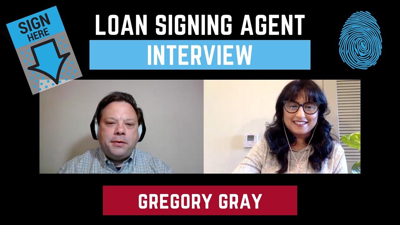 Loan Signing Agent Interview - Gregory Gray - YouTube