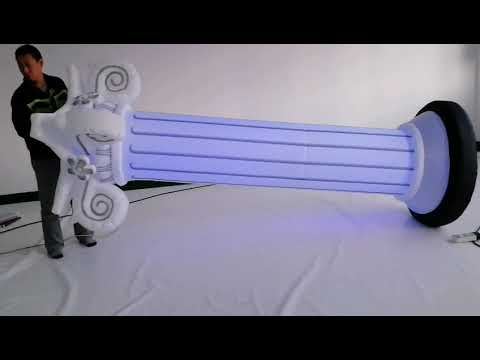 Lighting Inflatable Roman Pillar - YouTube