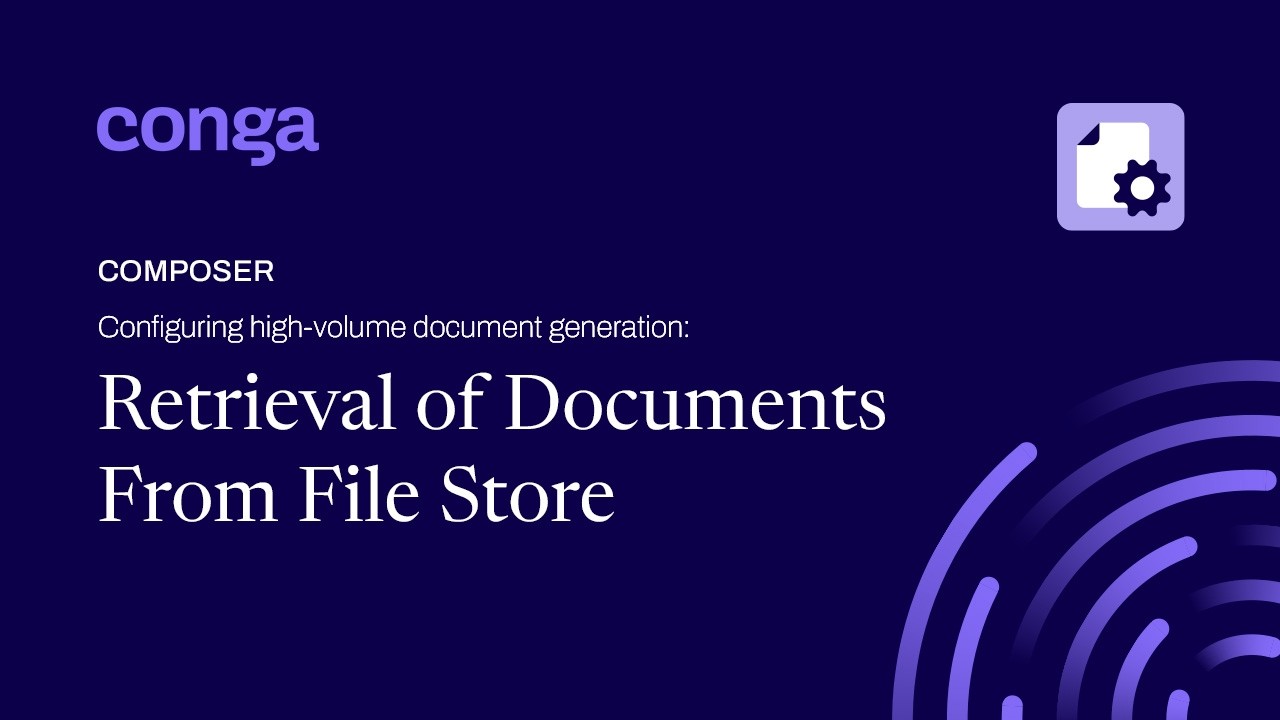 Retrieval of Documents from File Store - YouTube