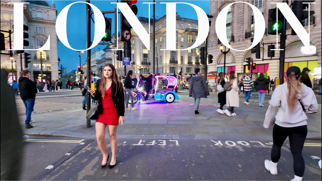 A Saturday Evening in London | April 2024 - YouTube