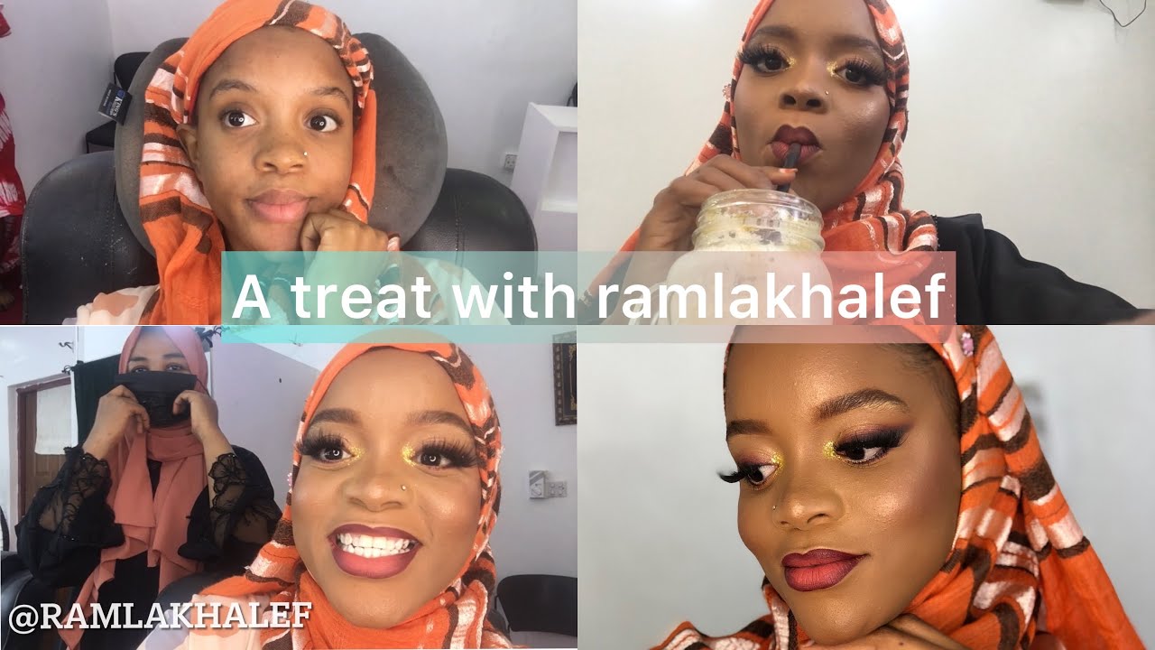 A TREAT WITH RAMLAKHALEF🤤|RAMLA DOING MY MAKEUP🍊🧡|TISNACHU👑 ️ - YouTube