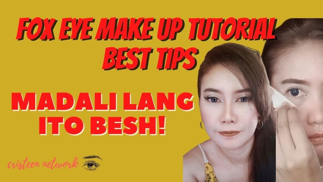 FOX EYE MAKEUP TUTORIAL-BEST TIPS/PAANO GAWIN ANG FOX EYE - YouTube