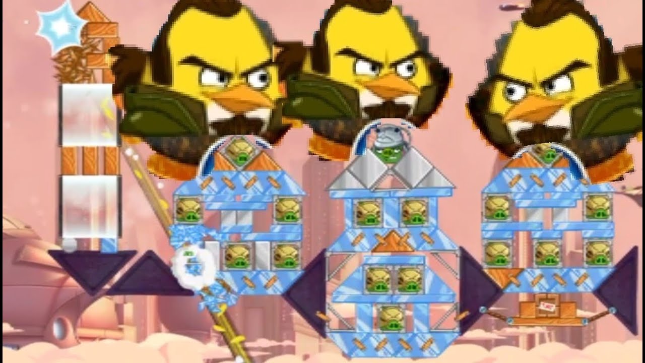 Destroy Square Enemies Angry Birds Star Wars #angrybirds #gameplay # ...