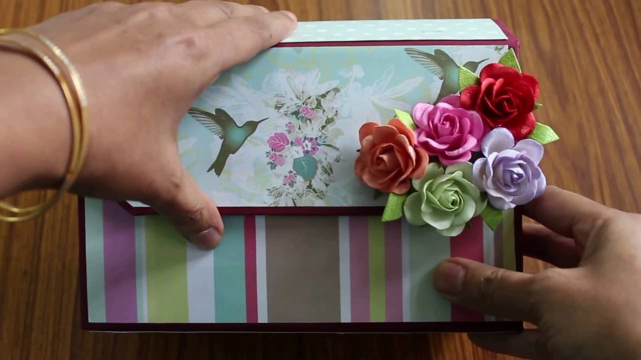 Hand bag shaped photo album - YouTube