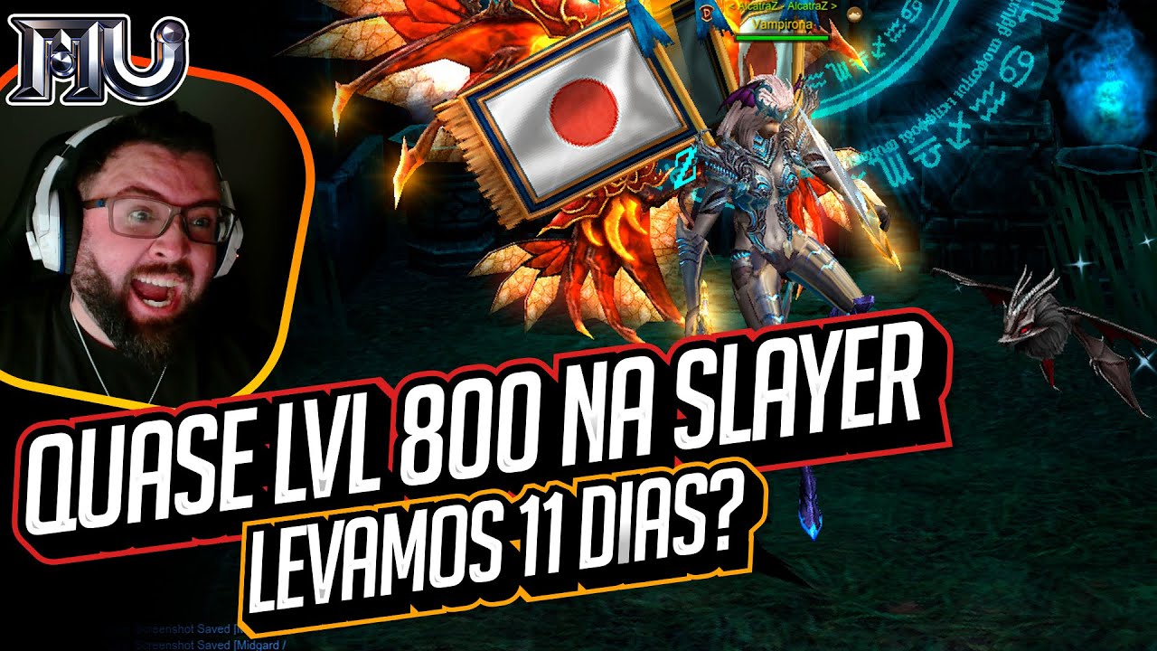 🔴 Saga da Slayer EP03 • Estamos quase LVL800 • Mu Online - YouTube