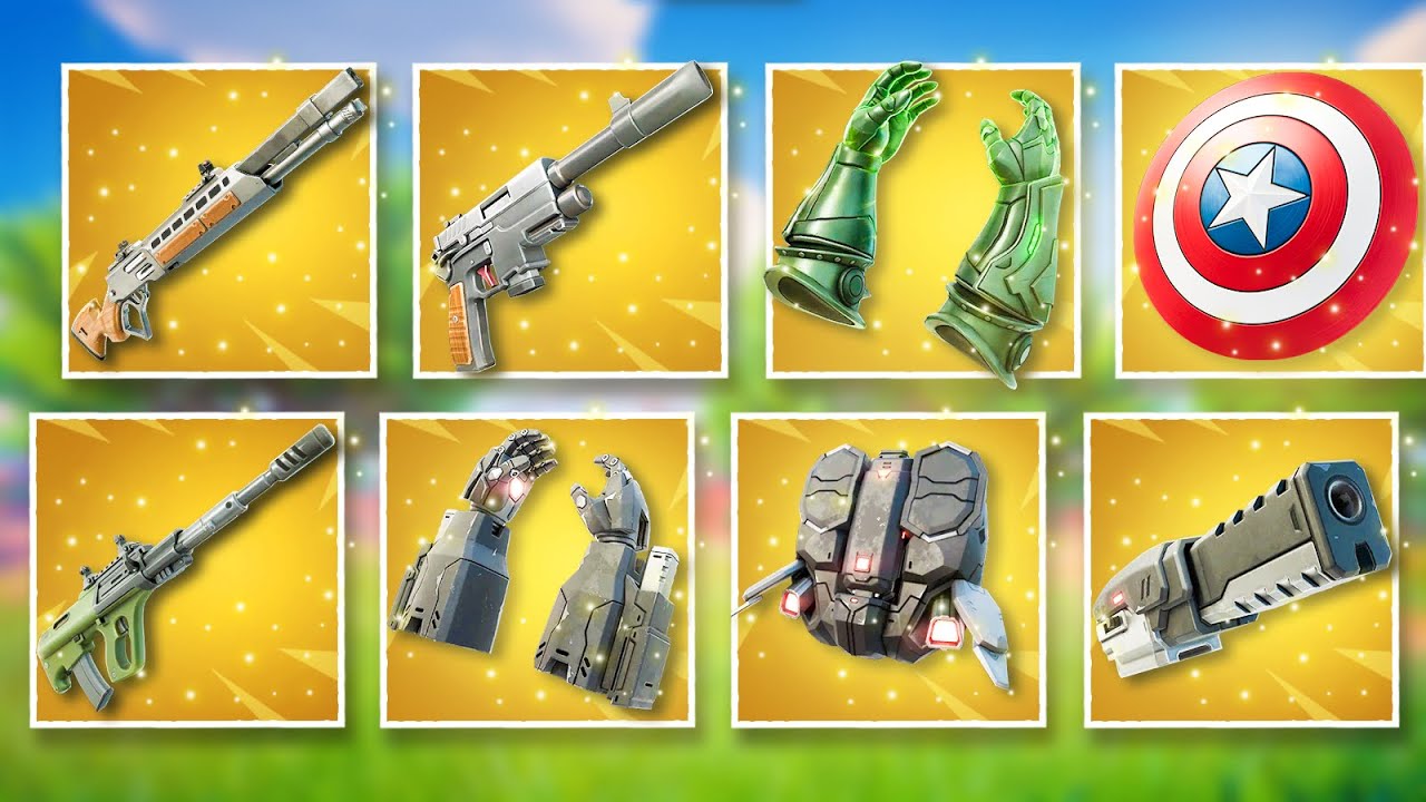 How to get *EVERY MYTHIC* in Fortnite Season 4 Absolute Doom! Chapter 5 ...