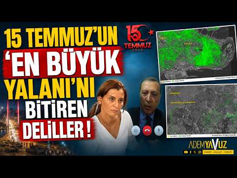 EN BÜYÜK 15 TEMMUZ YALANINI BİTİREN VERİLER- Milyonlarca Veri  başka bir şey Anlatıyor!