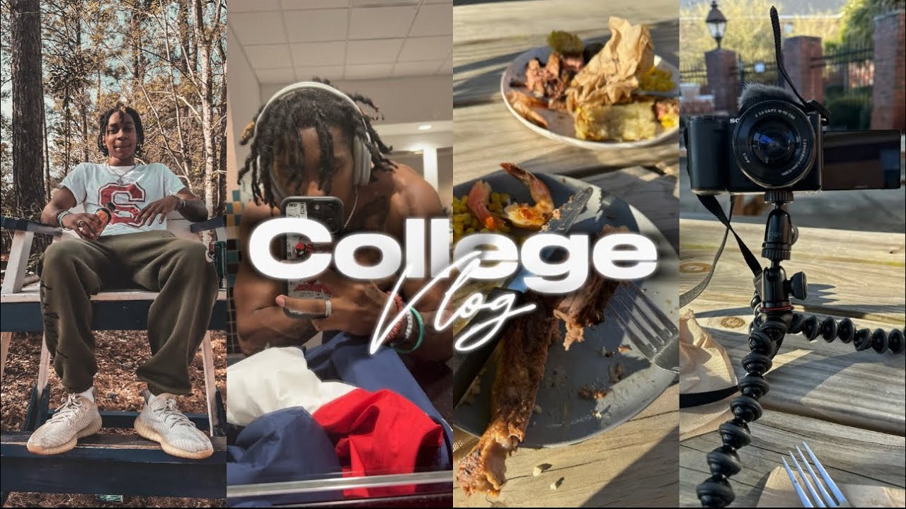 RAW COLLEGE VLOG! | realistic day, coastal carolina , gym, etc - YouTube