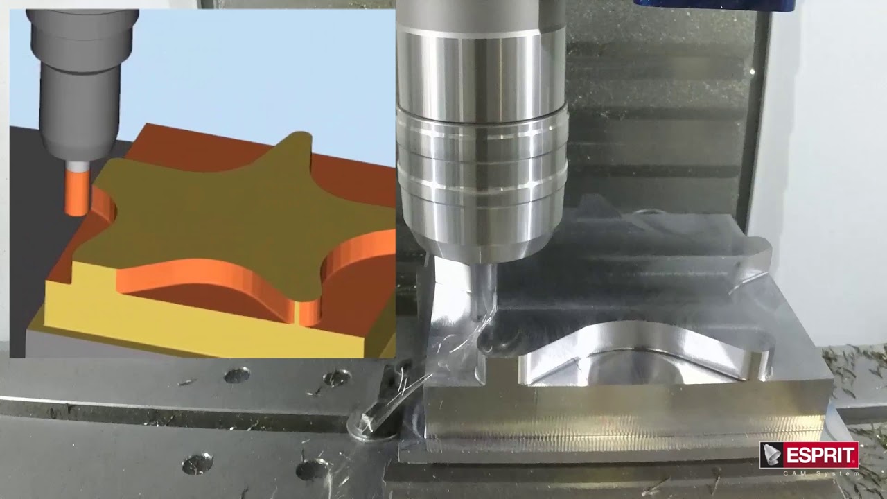 ESPRIT ProfitMilling - YouTube