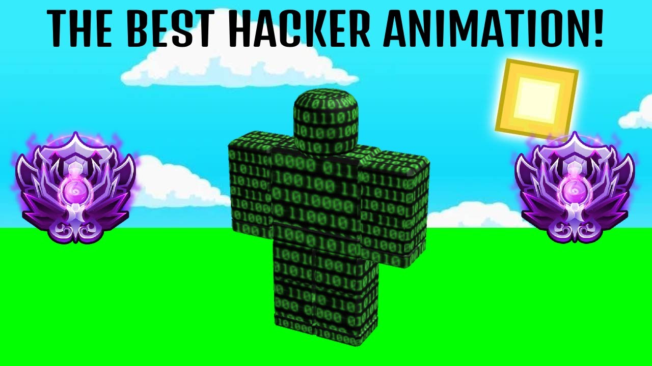 The Best Hacker Animation in Roblox bedwars! - YouTube