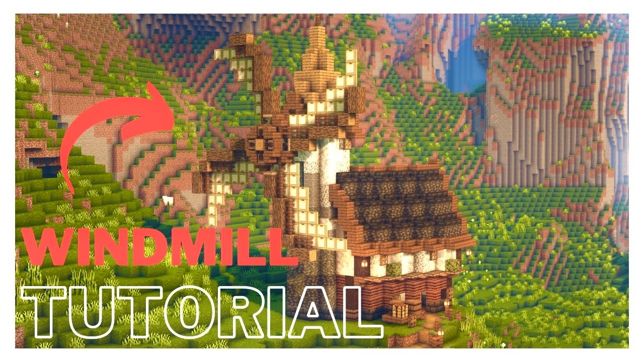 How to build a WINDMILL | Minecraft | Tutorial - YouTube