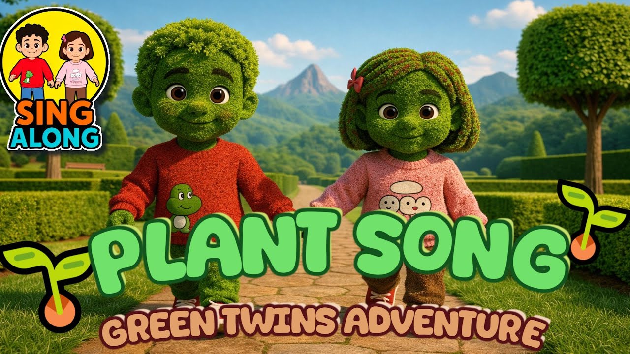 🌳 Plant Song for Kids 🌱 Learn How to Grow Plants | 🌿 Green Twins ...