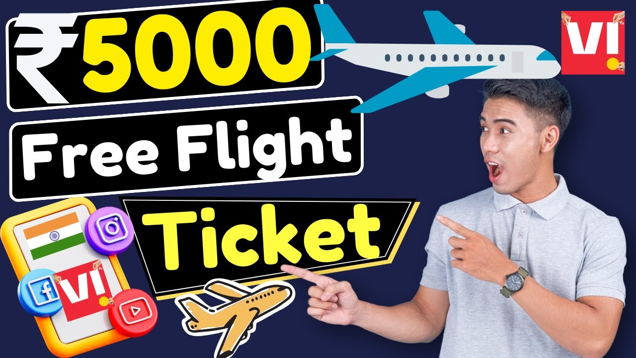 Vi 5000 Free Flight Ticket Offer | Vi 50GB Free Data Offer | Vi 5G ...