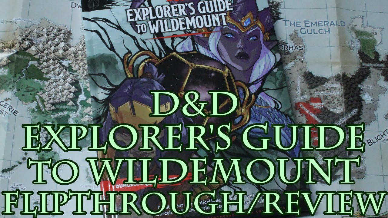 D&D Explorer's Guide to Wildemount Flipthrough/Review - YouTube