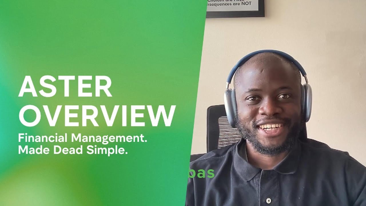 Aster Overview — Dead Simple Financial Management - YouTube