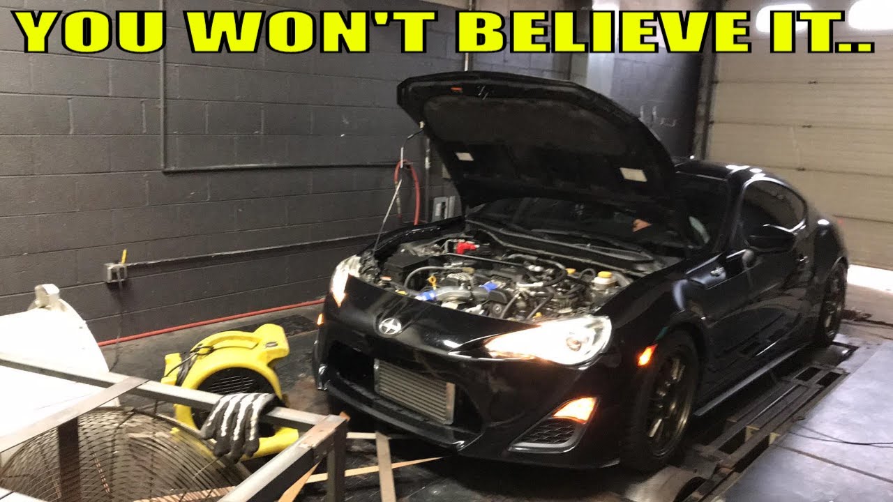 This is how much Power my GREDDY TURBO FRS makes.. - YouTube