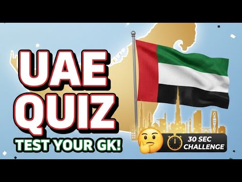 UAE Quiz: 🇦🇪 Test Your General Knowledge – UAE National Day Quiz! - YouTube