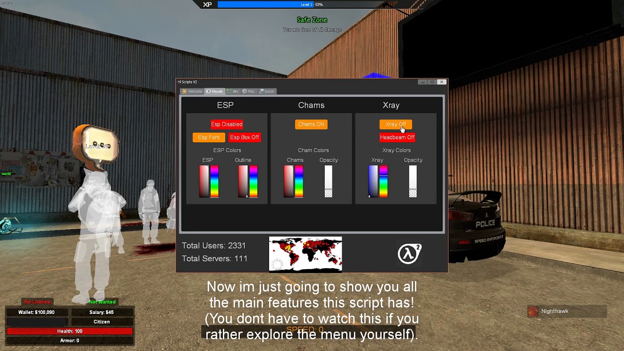 GMOD HACK 2019 (BHOP, ESP, AIMBOT) WORKING 2019! - YouTube