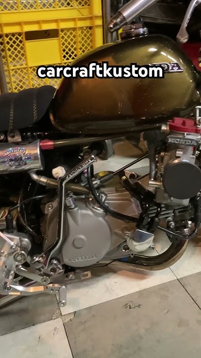 4Lルックの5Lモンキー入庫#carcraftkustom #5Lモンキー#ジョッキーシフト #ハーレー #モンキー125 #修理 #ハーレー女子 - YouTube