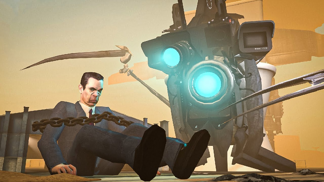 new TITAN PCMAN VS SCIENTIST SKIBIDI TOILET Garry's Mod - YouTube