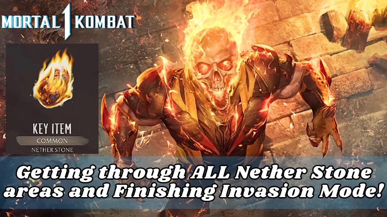 Mortal Kombat 1 - Going through all Nether Stone areas in Invasion Mode ...