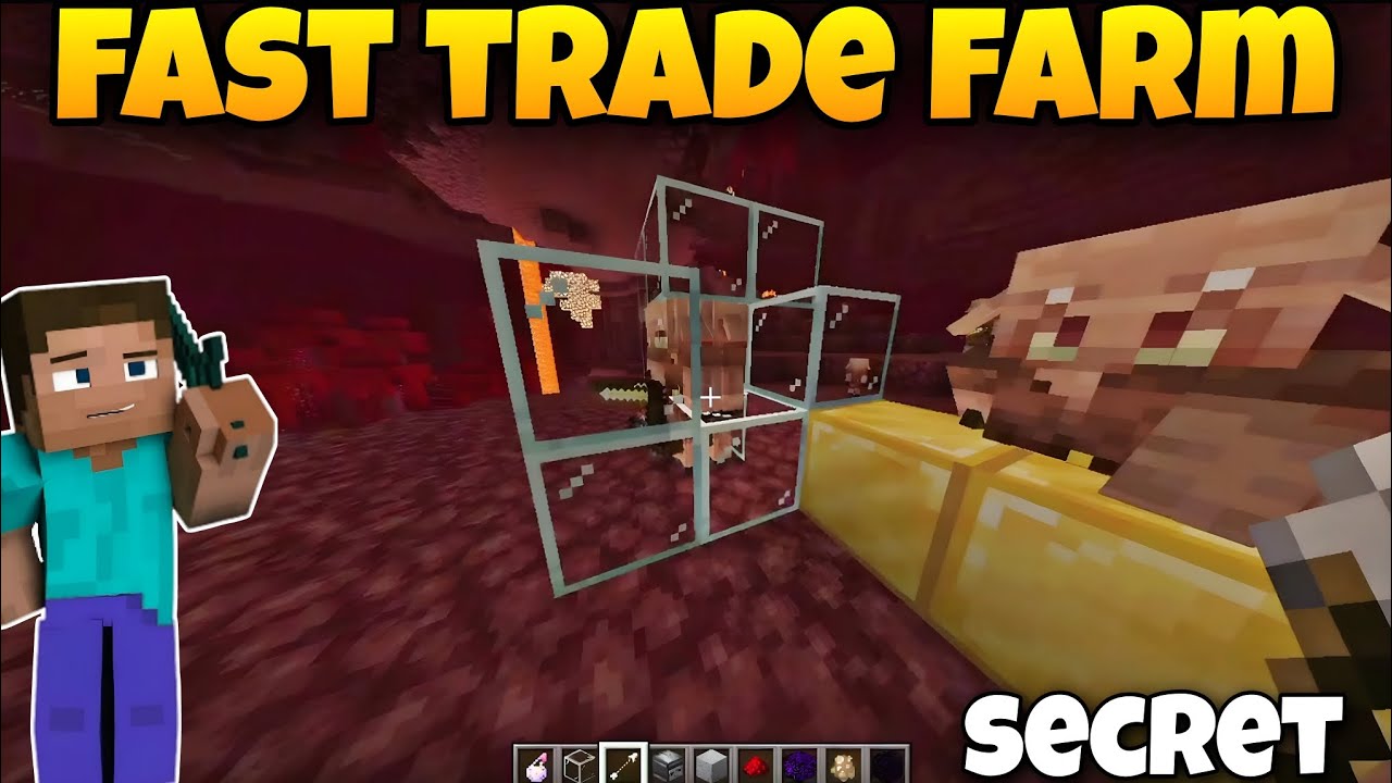 Minecraft 1.19 Piglin Bartering Trading Guide Auto Farm, All Trades and ...