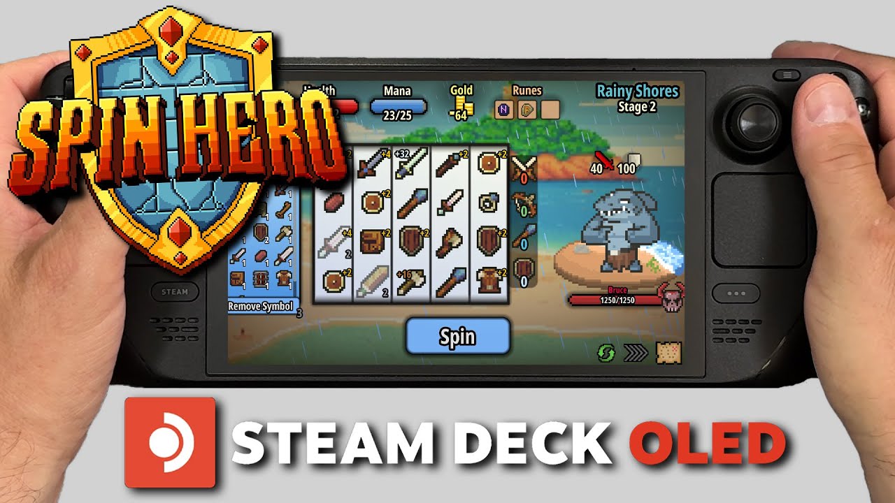 Spin Hero | Steam Deck Oled Gameplay | Steam OS | Casual City Builder ...