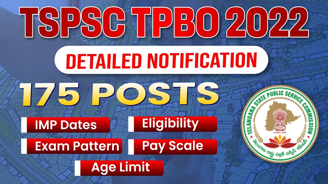 tspsc tpbo notification 2022 | tspsc town planning notification 2022 | tpbo classes in telugu ...