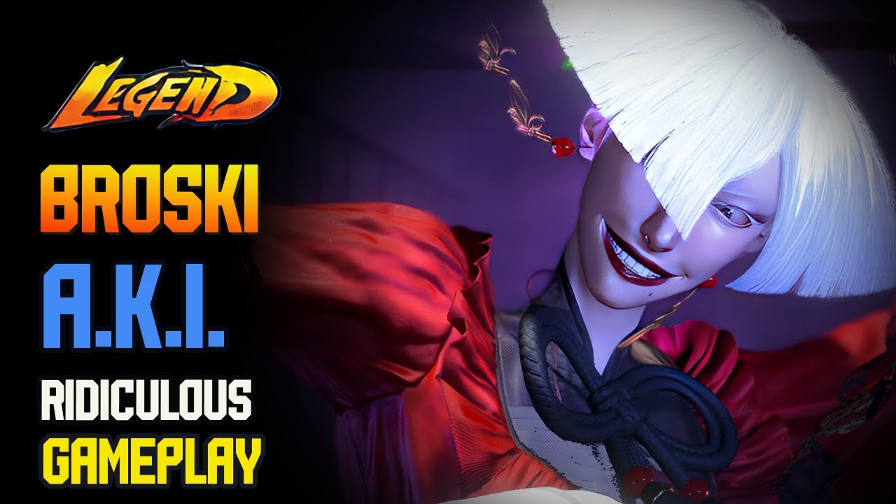 Street Fighter 6 🔥 Broski (A.K.I) Ridiculous Gameplay🔥 SF6 DLC Replays ...