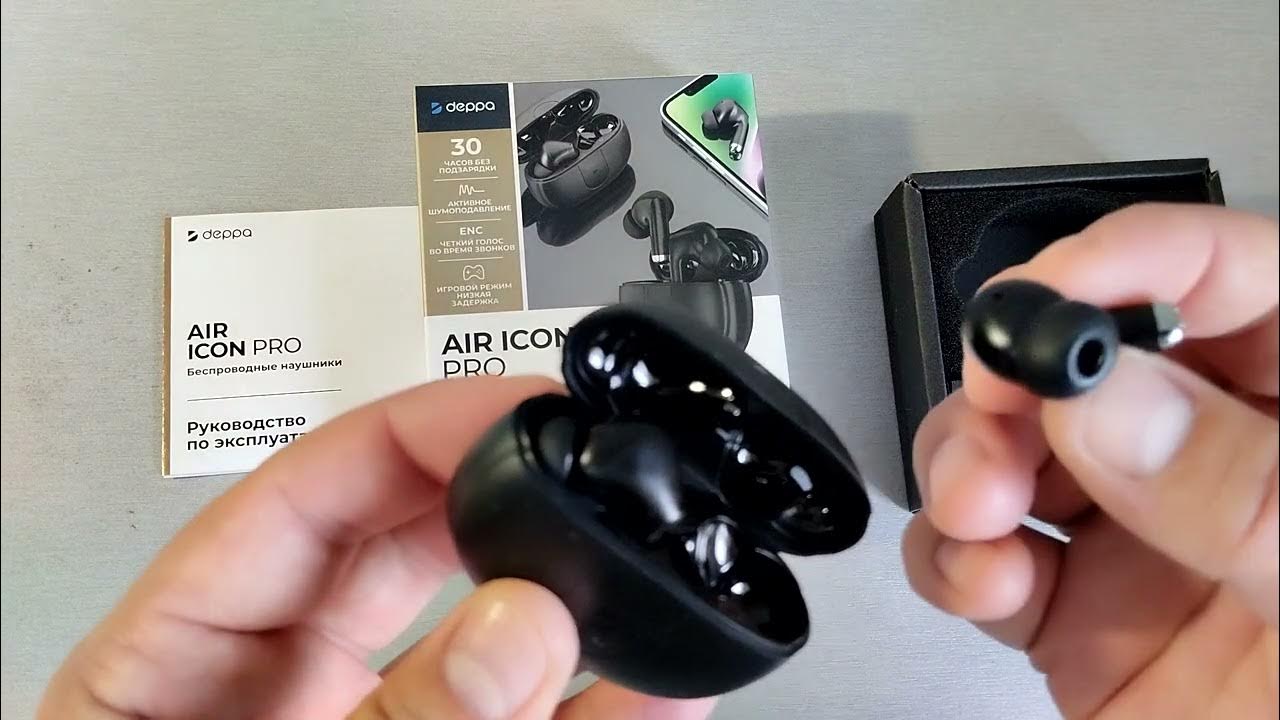 DEPPA AIR ICON PRO Беспроводные наушники - YouTube