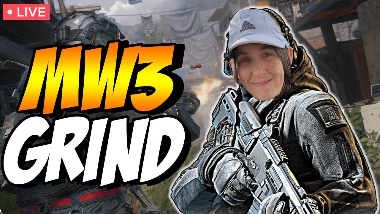 🔴LIVE - Girl Gamer Playing Call Of Duty MW3 Grinding Back to Gold Rank ...