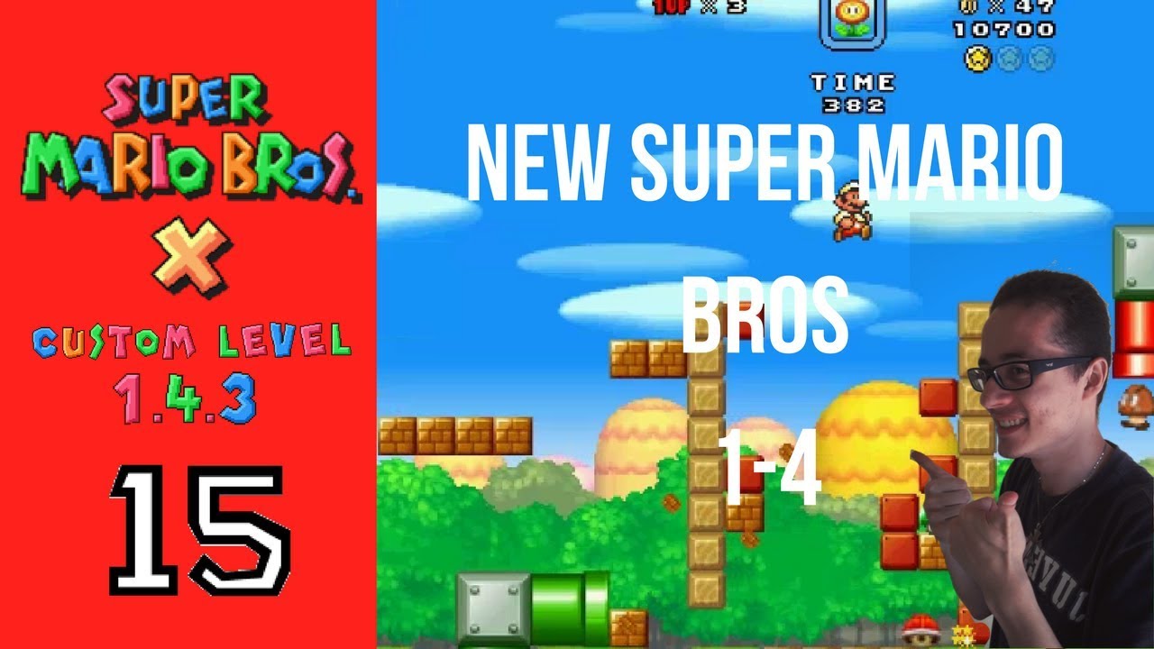 SMBX Custom Level (1.4.3) #15 - NSMB 1-4 - YouTube