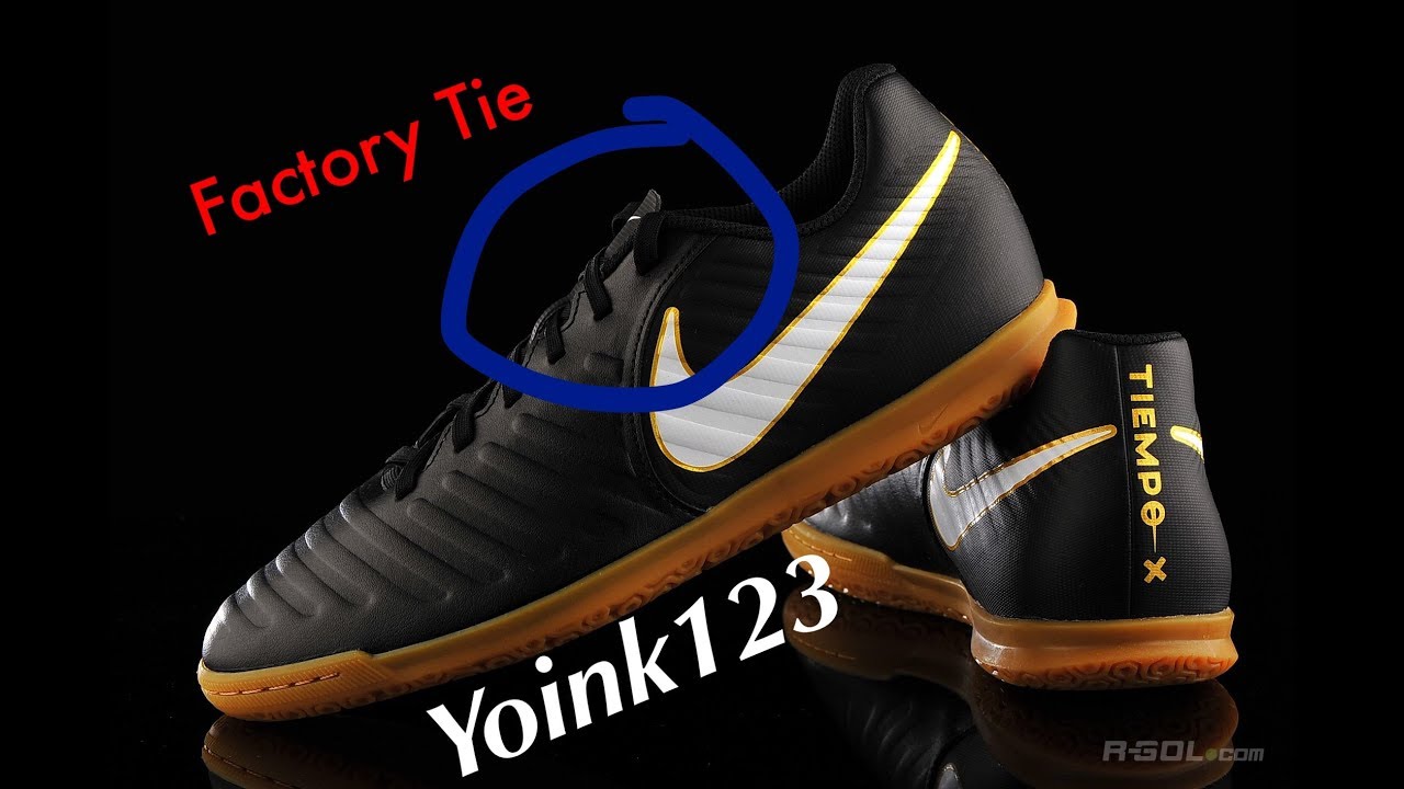 Easy way to Factory Lace Your Shoes!!! - YouTube