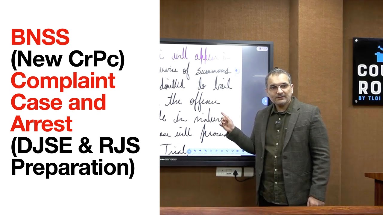 BNSS (New CrPC) Masterclass | Complaint Case and Arrest | Judiciary ...