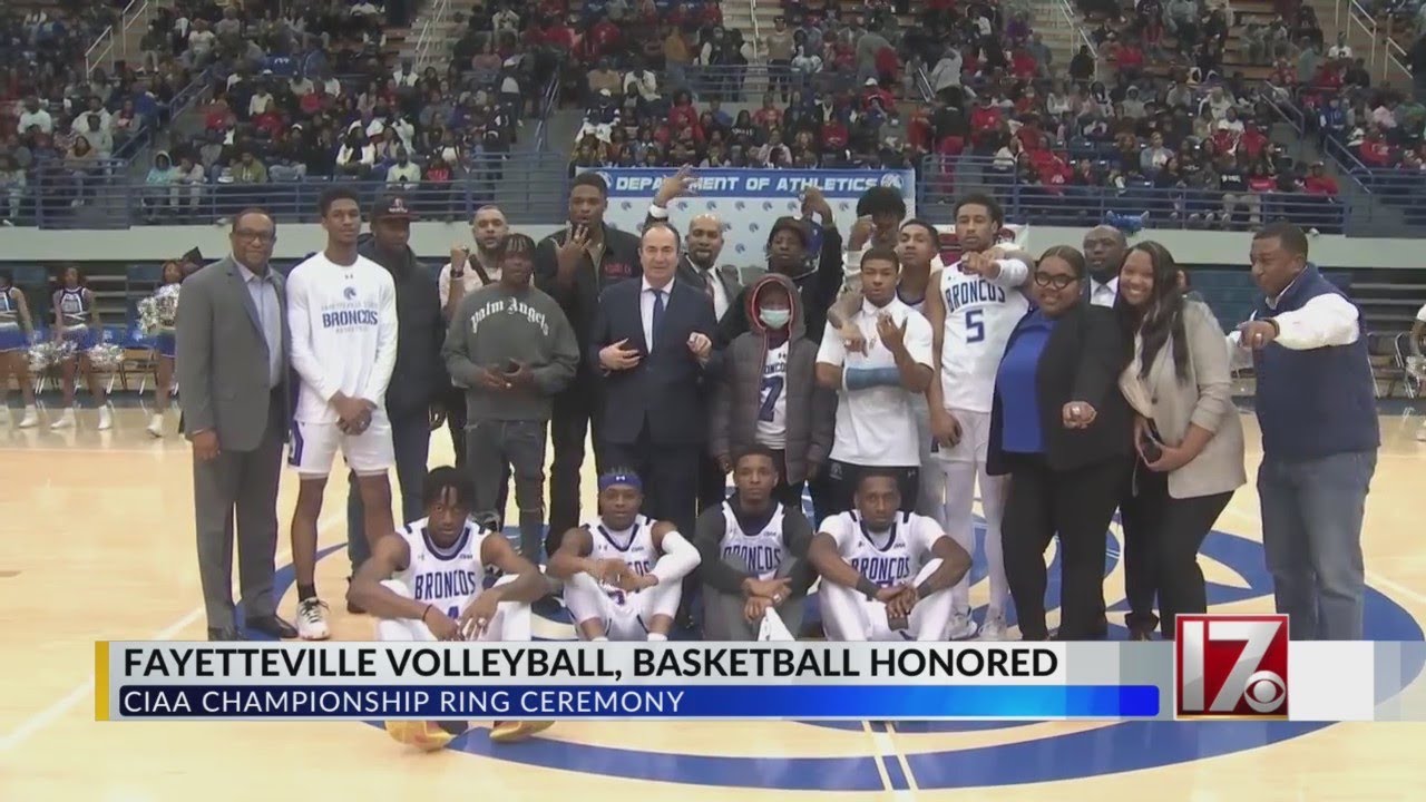 Fayetteville State basketball, volleyball teams honored - YouTube