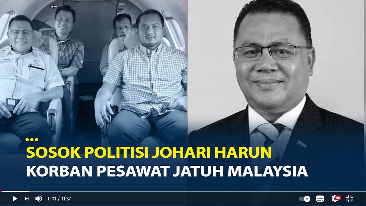 Sosok Politisi Johari Harun Korban Pesawat Jatuh di Jalanan Selangor ...