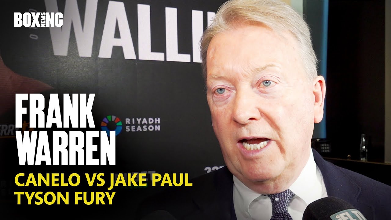 Frank Warren Addresses Canelo vs Jake Paul Reports - YouTube