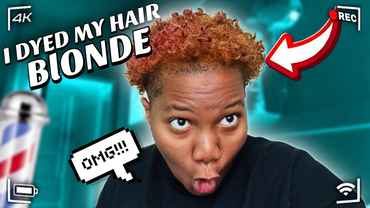 How I Dyed My Hair Blonde For The First Time Before Cutting My Hair