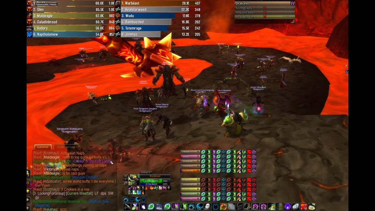World Of Warcraft - Classic Era - Molten Core - Enigmatic - Mankrik ...