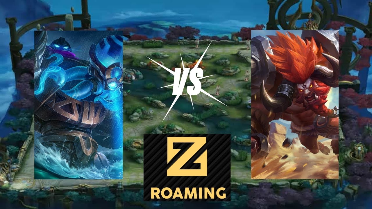 MLBB - Atlas VS Minotaur ROAMING LANE gameplay - YouTube