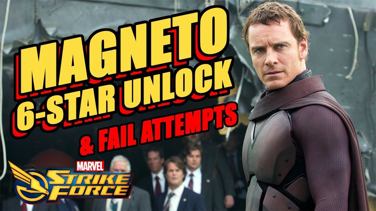 Magneto 6-Star Unlock (with Fail Attempts) - Marvel Strike Force - YouTube