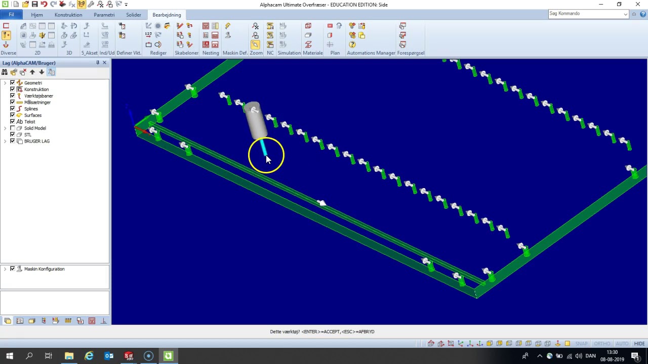 3# 1H bore huller - YouTube
