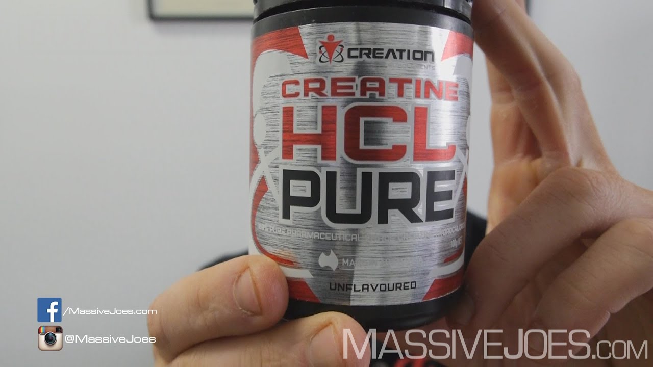 Creation Supplements Creatine HCLPure - MassiveJoes.com RAW REVIEW ...