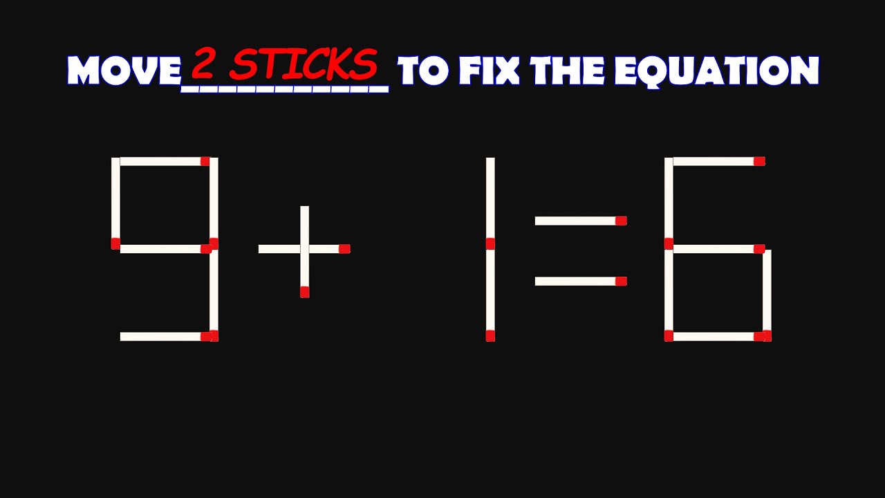 Logic Puzzles with Matchsticks-200| Matchstick Logic Puzzles ...