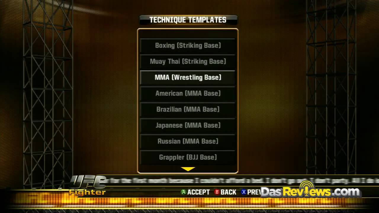 UFC Undisputed 2010: Character Creation Walkthrough Video - YouTube