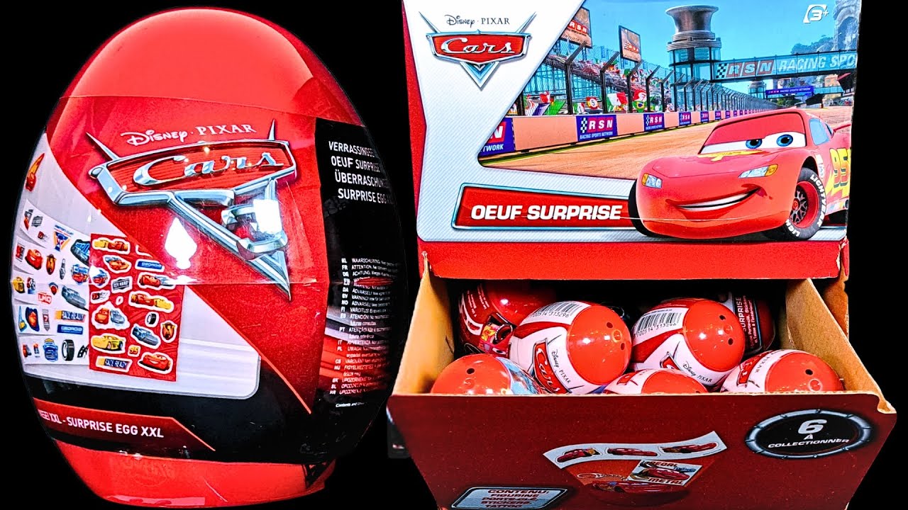 Disney Pixar CARS Surprise Eggs Unboxing + MEGA Egg Reveal! - YouTube